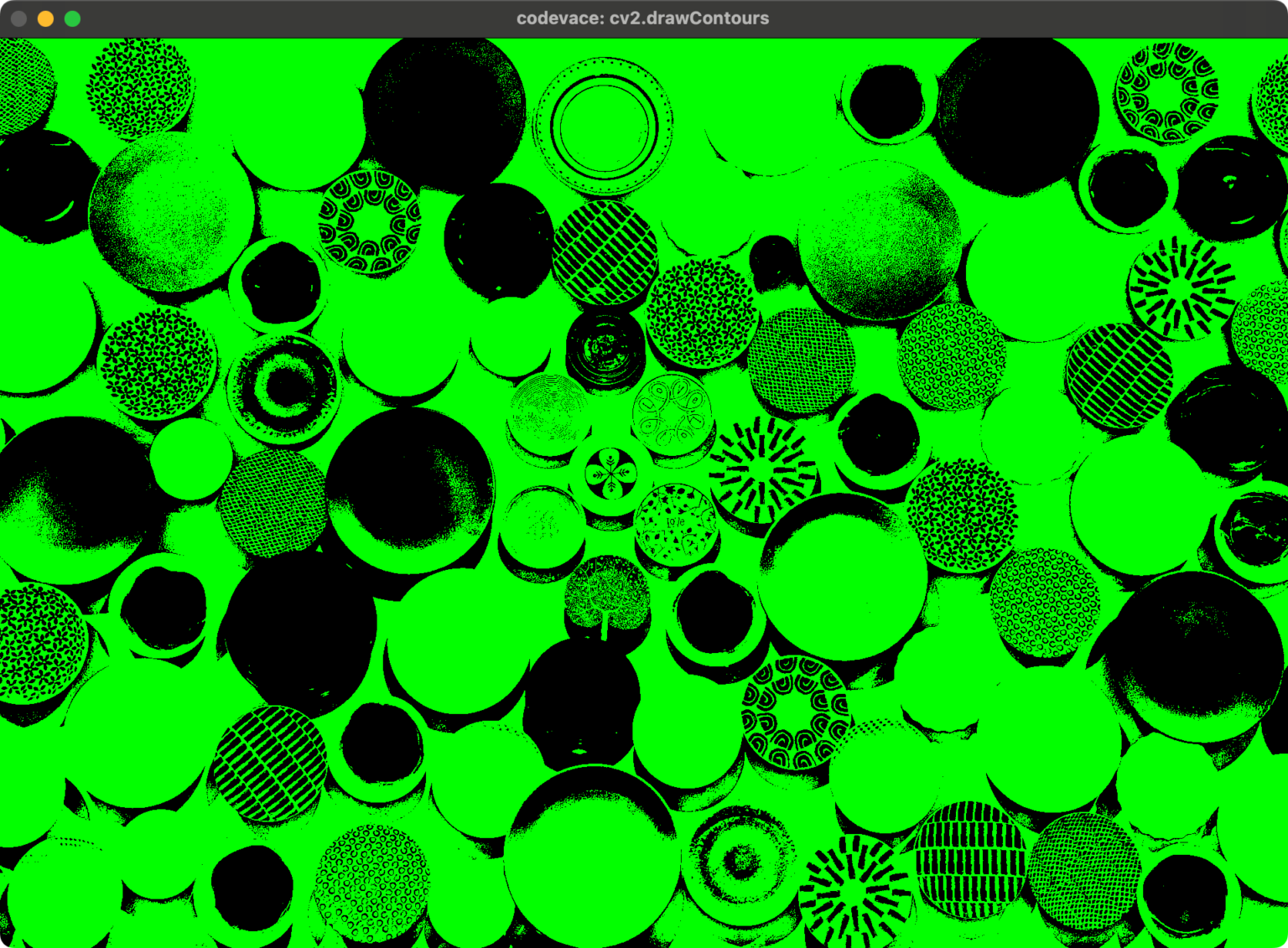 【Python・OpenCV】輪郭を描画する(cv2.drawContours) - codevace